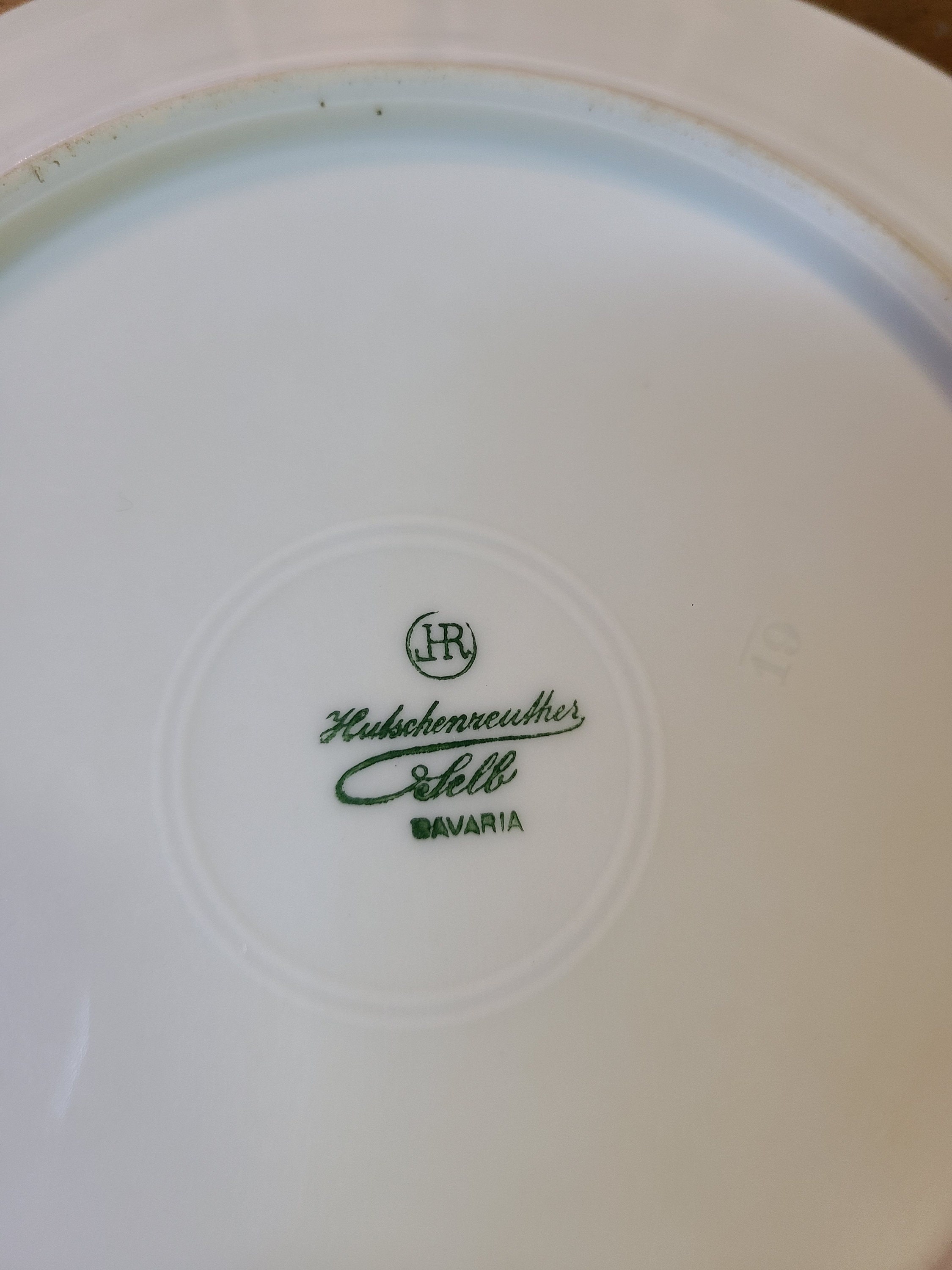 Bavaria JHR Hutschenreuther Porcelain Plate Hand Painted - Etsy