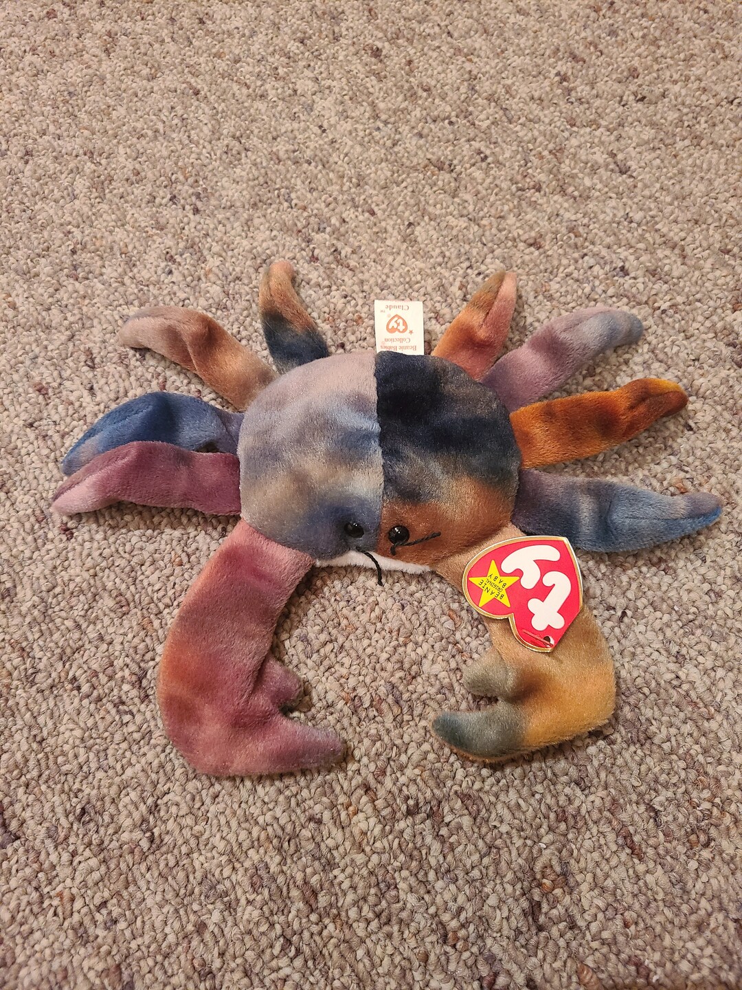 TY 1996 Claude the Crab Beanie Baby - Etsy