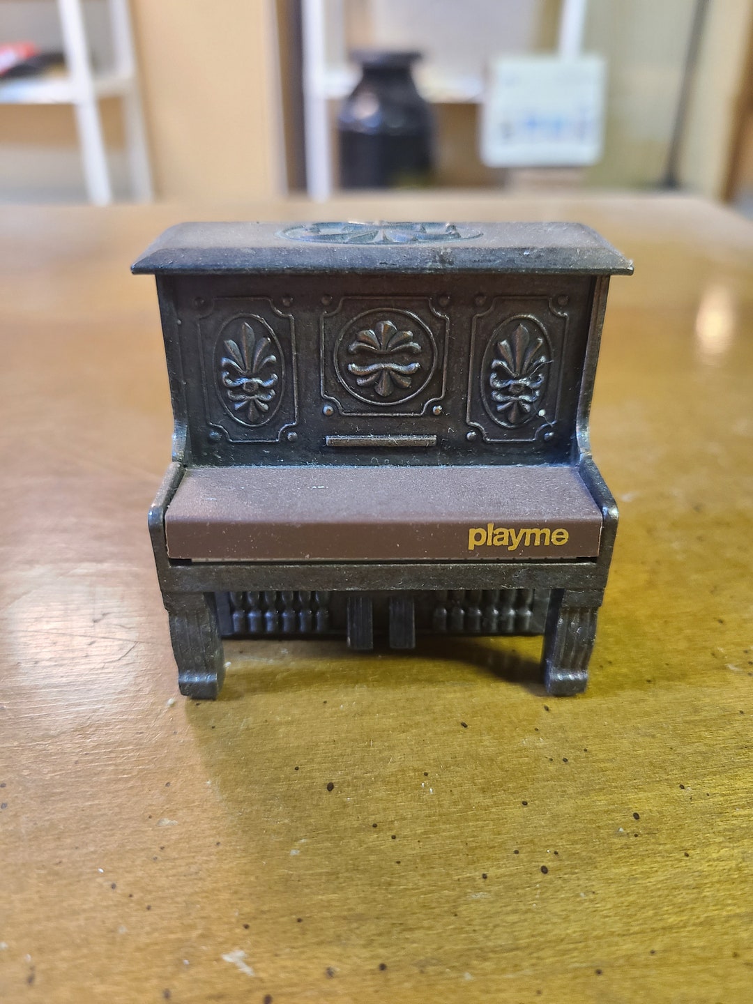 Vintage Pewter Die Cast Pencil Sharpener - Piano - Etsy