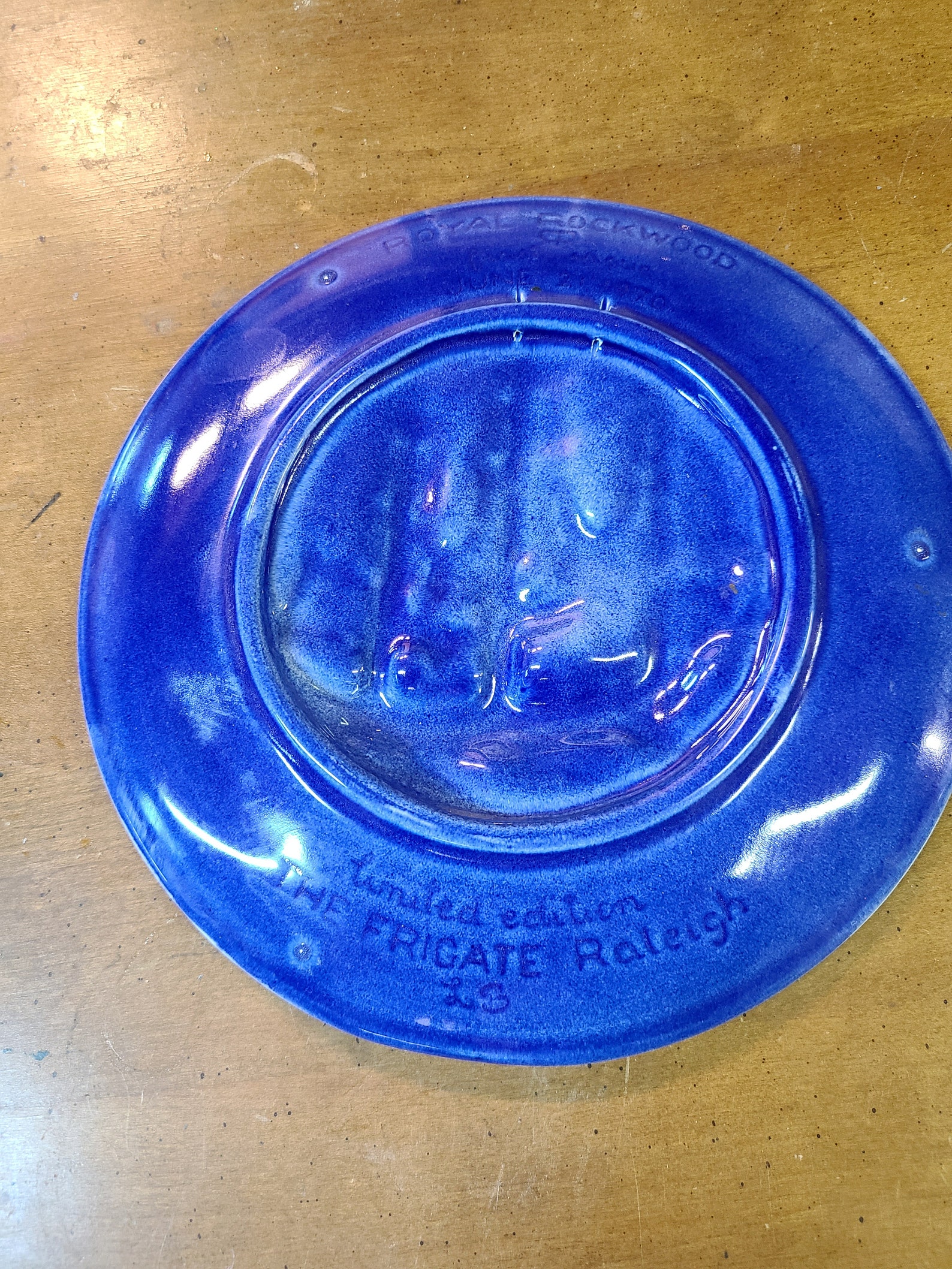 Plate “the Frigate Raleigh” 1970 1st Issue - Etsy