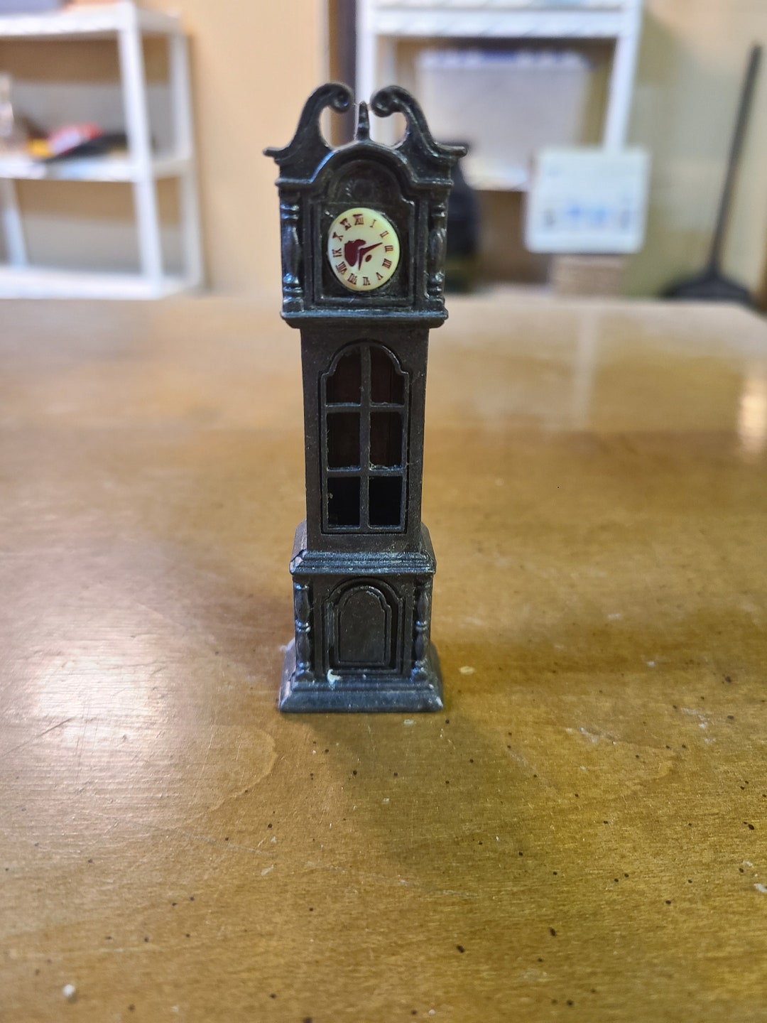 Vintage Pewter Die Cast Pencil Sharpener - Grandfather Clock - Etsy