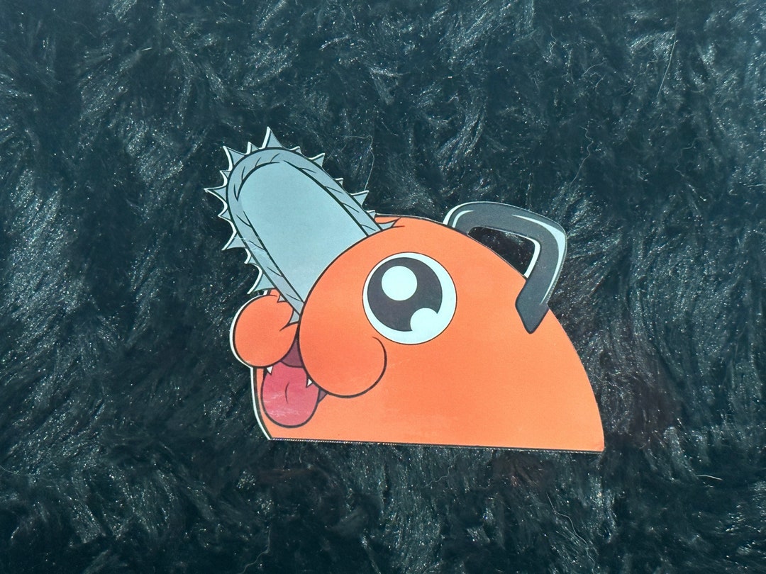 Chainsaw-man Porchia Dog Peeker Decal - Etsy