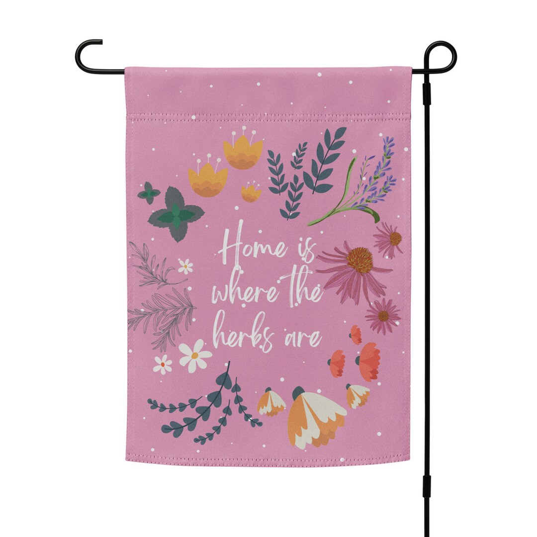 Customizable Fabric Garden Signs - Personalized Outdoor Decor - Etsy