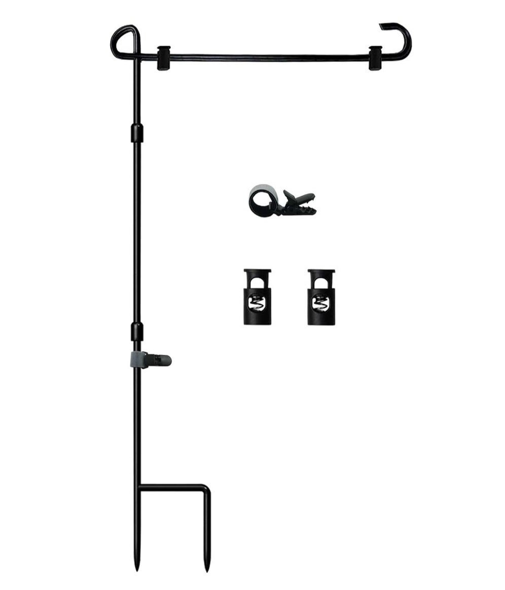 Adjustable Garden Sign Holder - Durable Outdoor Metal Stand With Clips ...