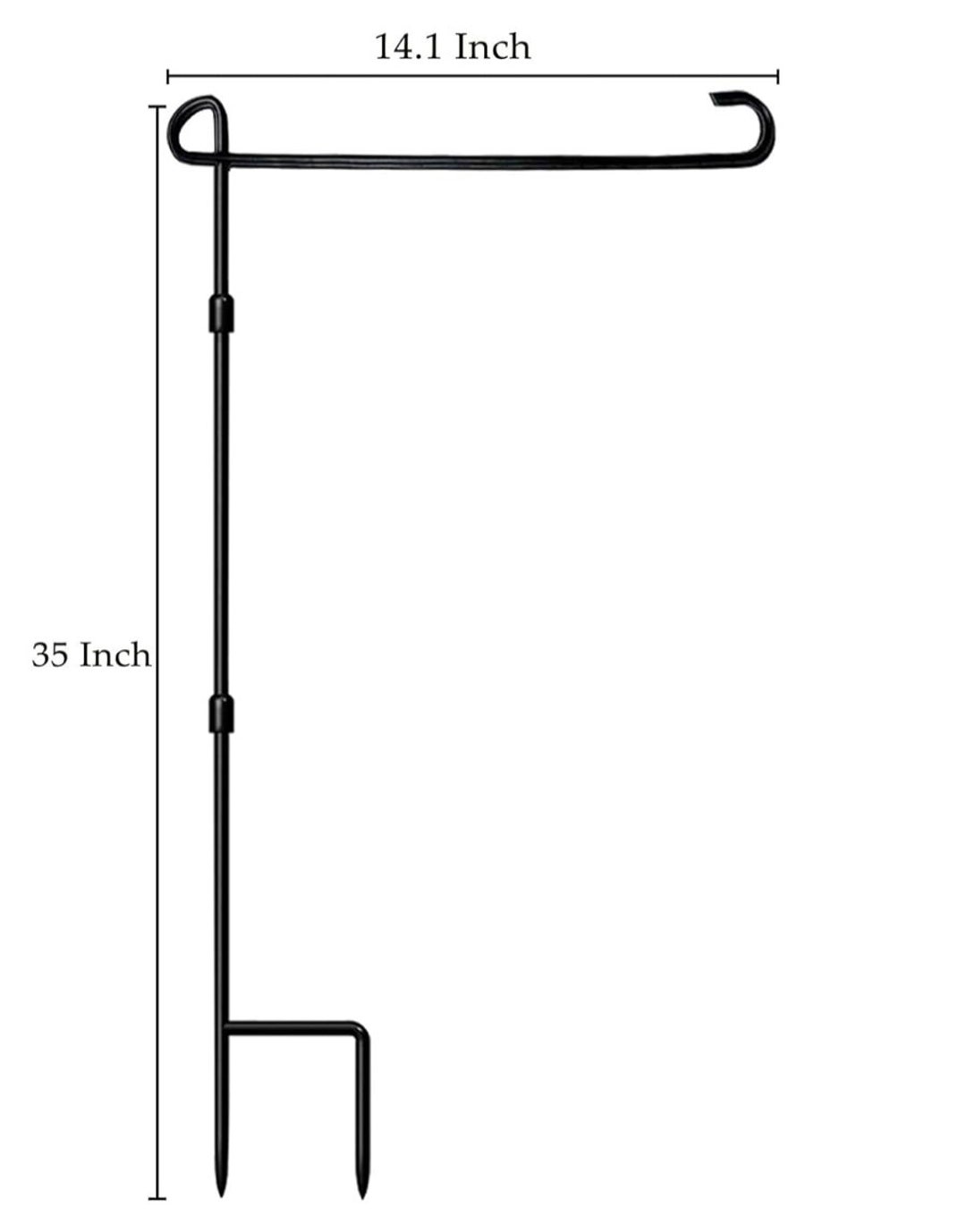 Adjustable Garden Sign Holder - Durable Outdoor Metal Stand With Clips ...