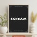 Scream Movie Poster Set | Scream, Ghostface, Horror Movie, Scary Movie ...