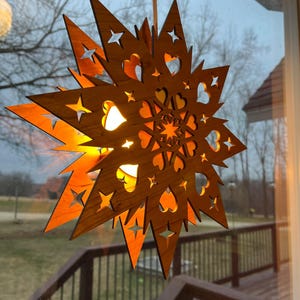 Scandinavian Welcome Light, Koselig Star Lamp, Swedish Advent Star ...