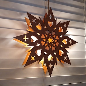 Scandinavian Welcome Light, Koselig Star Lamp, Swedish Advent Star ...