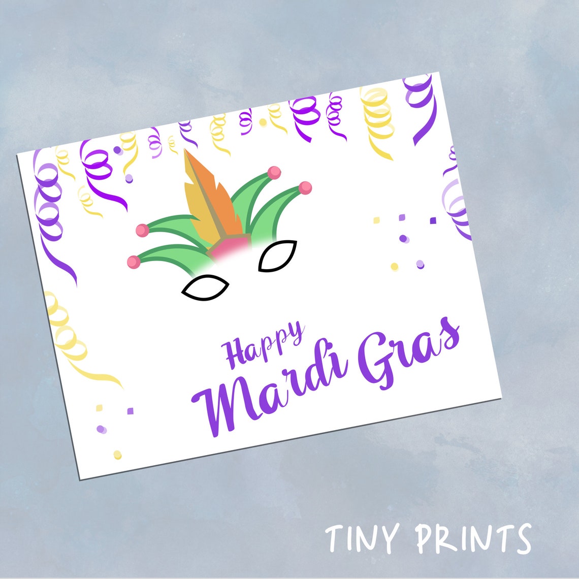 Mardi Gras Handprint Craft / Baby & Toddler Craft / Fat Tuesday Craft ...