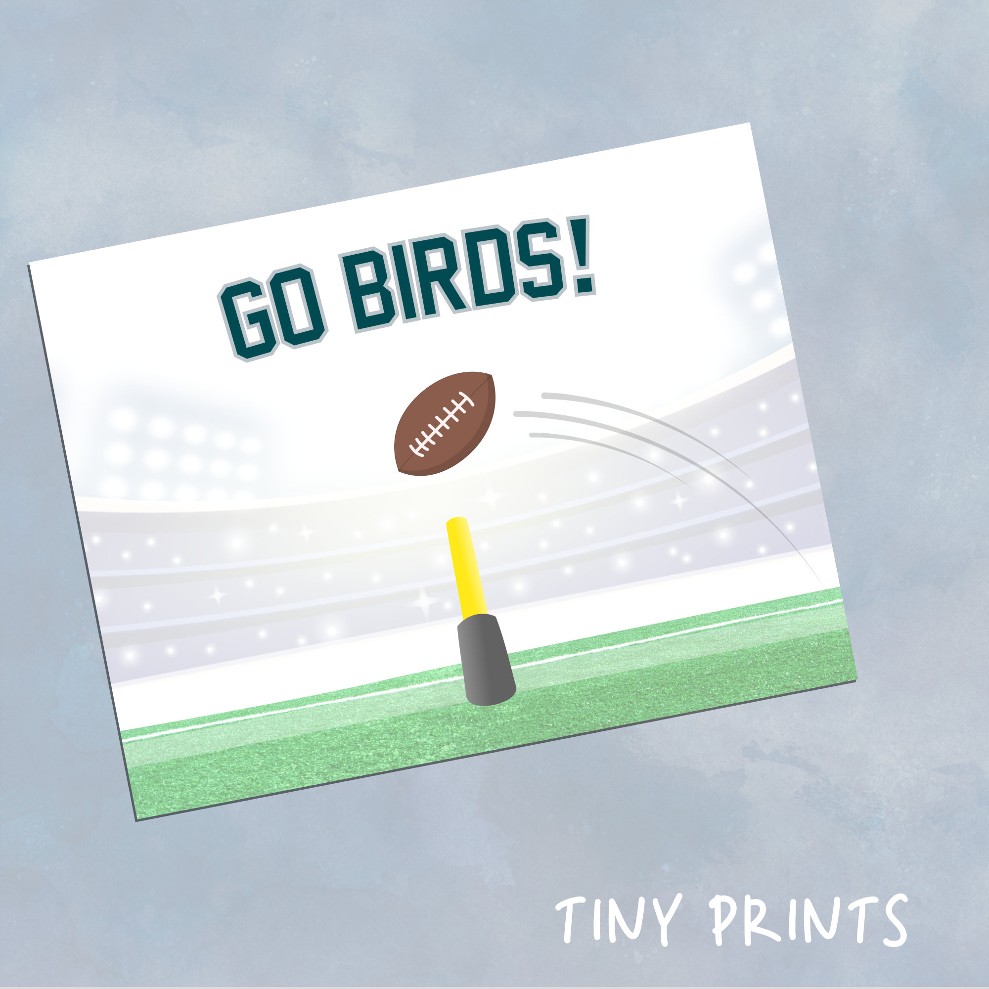 Go Birds! Football Philadelphia Eagles Handprint Craft / Baby & Toddler ...