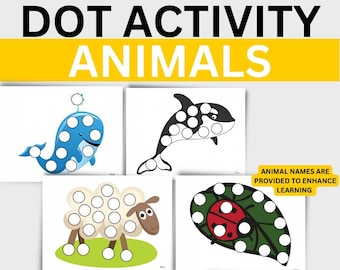 Summer Activity Pack, Preschool Season Do-a-dots Worksheets ...