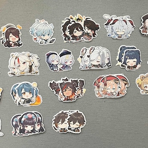 Genshin Impact Sticker Set (includes ALL Characters and Regions to Date ...