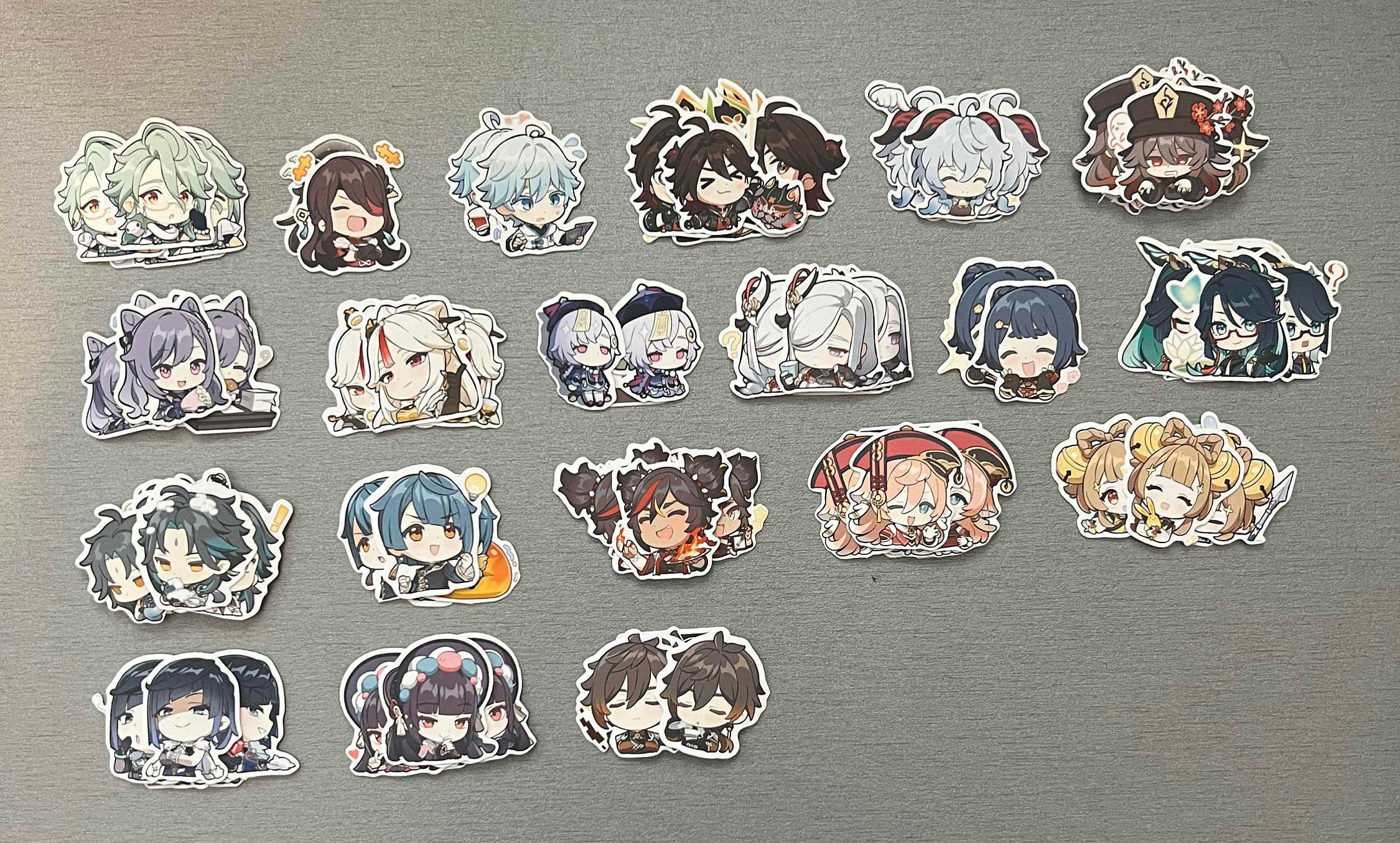 Genshin Impact Sticker Set (includes ALL Characters and Regions to Date ...