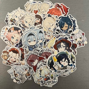Genshin Impact Sticker Set (includes ALL Characters and Regions to Date ...