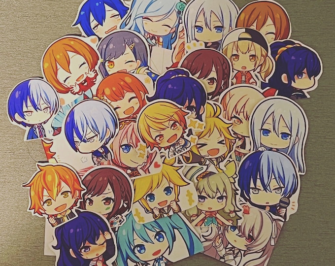 Project Sekai PJSK Band Assorted Sticker Pack (high Quality, Scratch ...