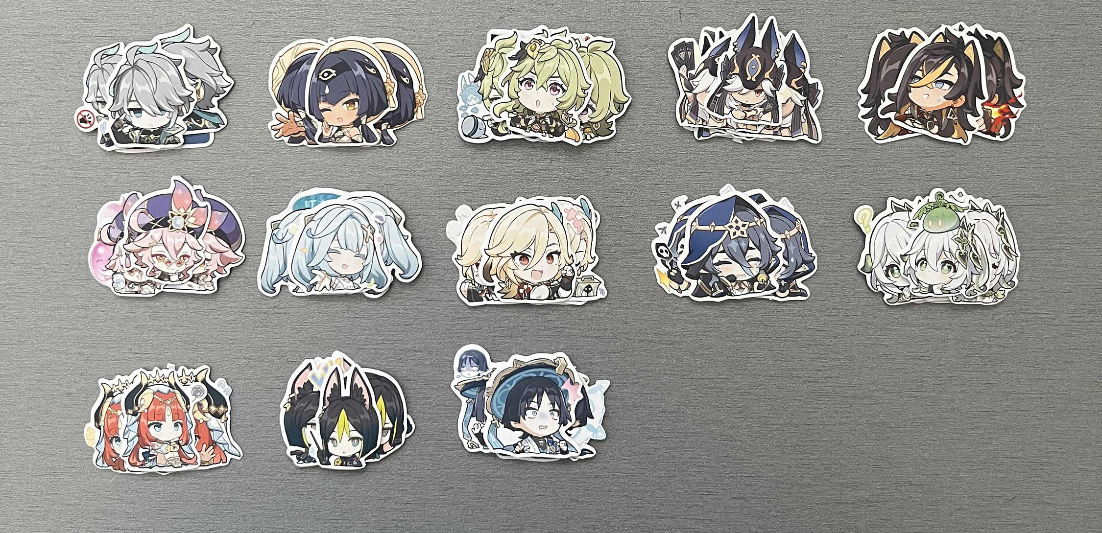 Genshin Impact Sticker Set (includes ALL Characters and Regions to Date ...