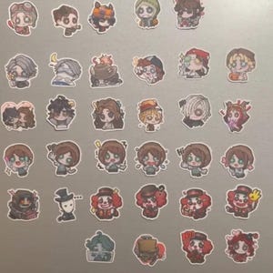 Identity V IDV Official Art Stickers - Etsy