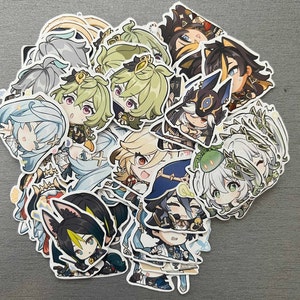 Genshin Impact Sticker Set (includes ALL Characters and Regions to Date ...