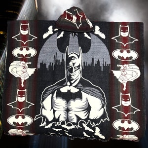 Batman Gotham Alpaca Poncho. Handcrafted With Premium Alpaca Wool That ...
