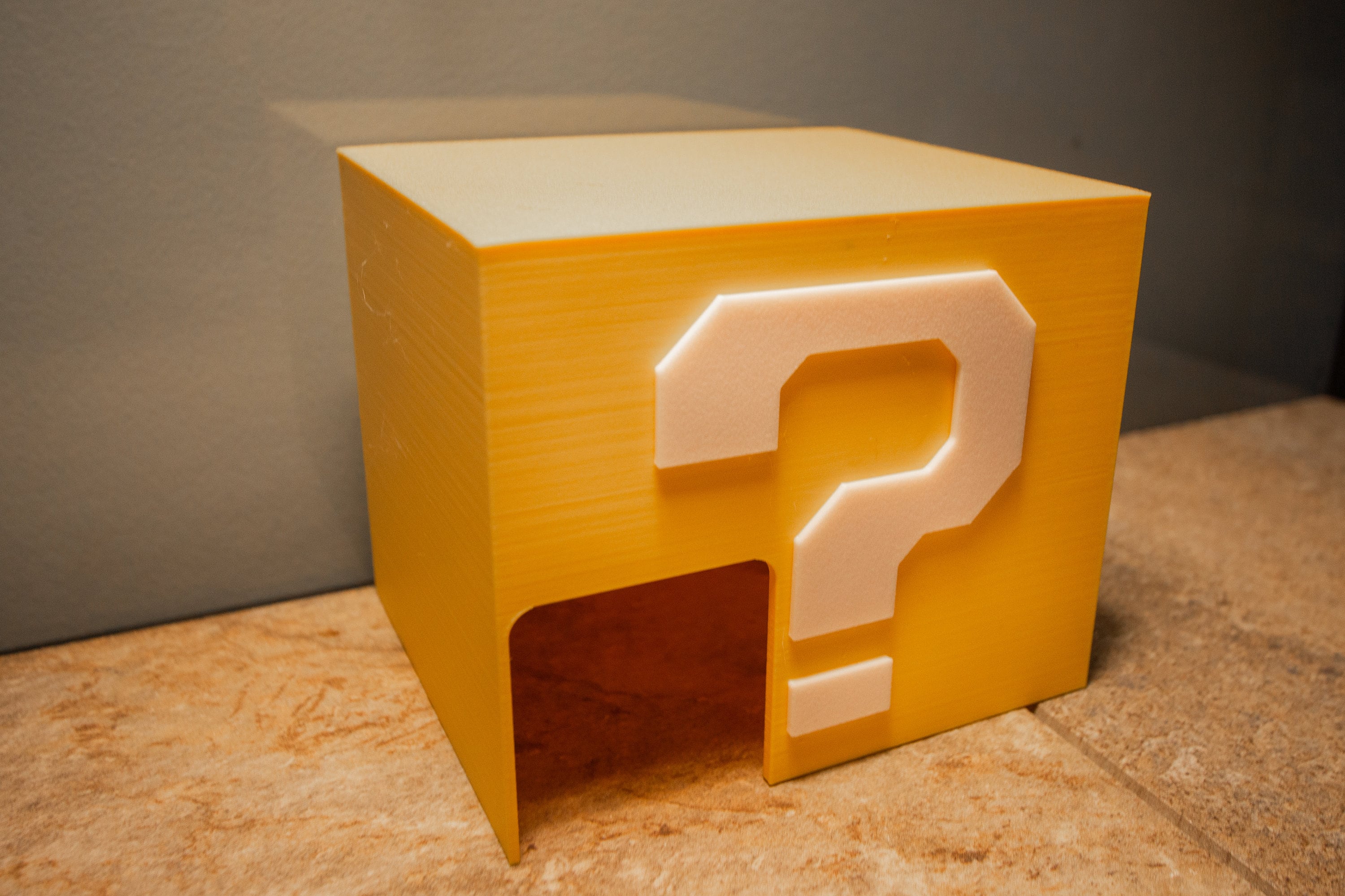 Question Mark Box Hide for Reptiles inspired by Mario Bros. - Etsy