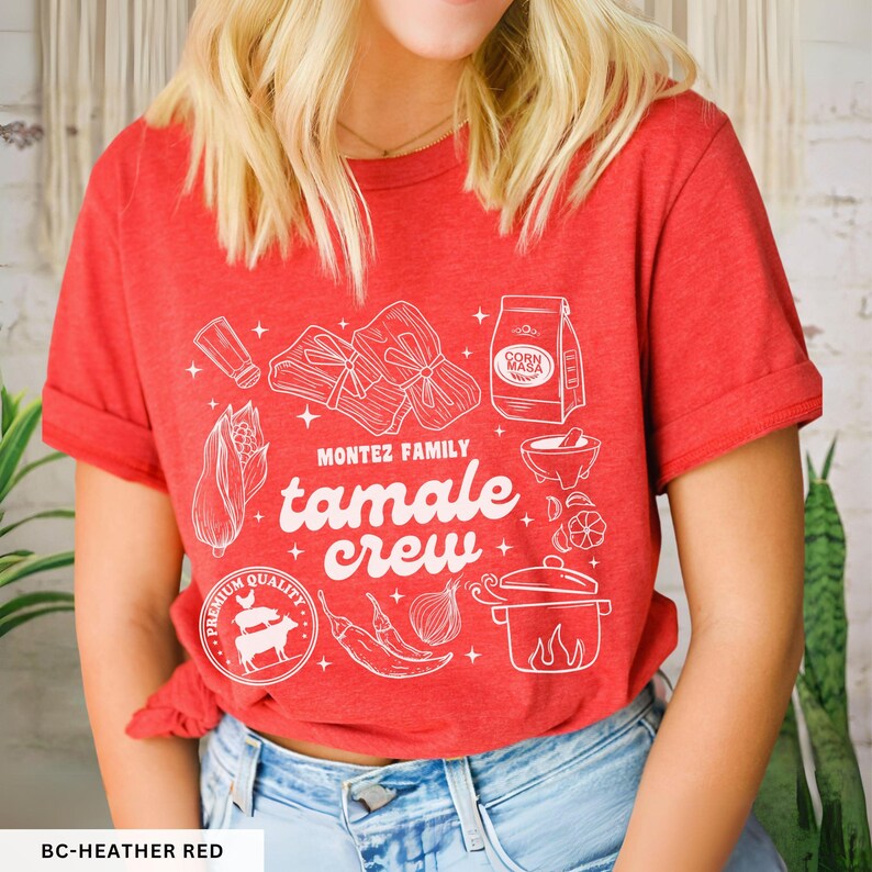Personalized Tamale Making Crew Family Tradition T-shirt, Tamale Crew ...