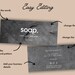 Editable Soap Label Template, Custom Wrap Whipped Soap Label Design ...