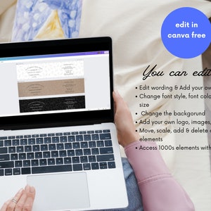 Editable Soap Label Template, Custom Wrap Whipped Soap Label Design ...