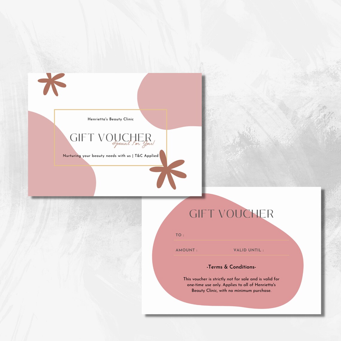 Gift Certificate Template Printable, Gift Voucher Template, Gift Card ...