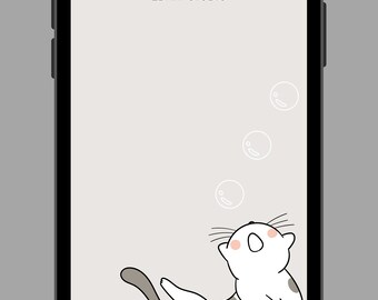 Lock Screen Cat - Etsy