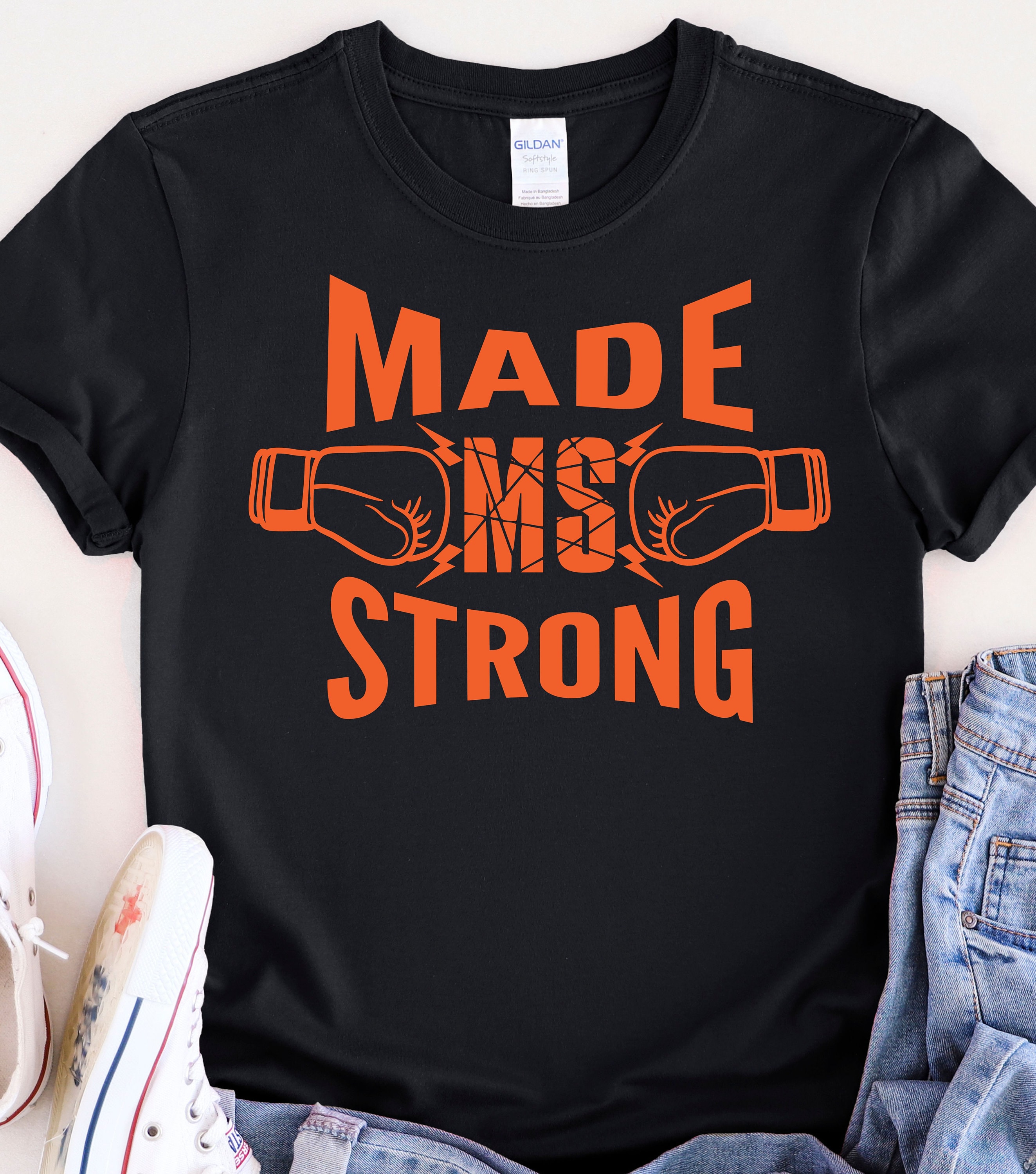 Made MS Strong Shirt, SVG, PNG Cricut, Silhouette - Etsy