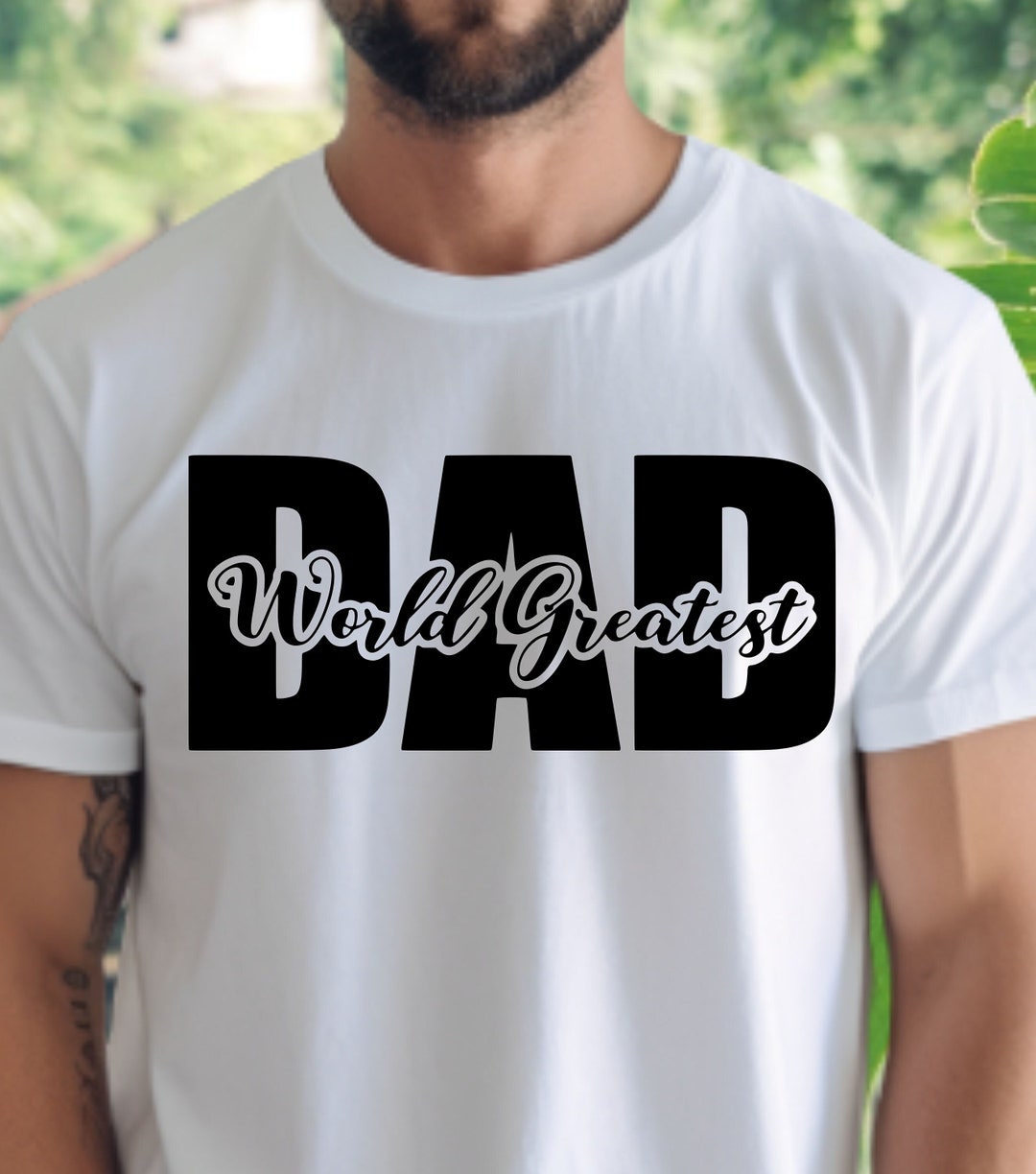 World's Greatest Dad Svg, Father's Day SVG, PNG Cricut, Silhouette - Etsy