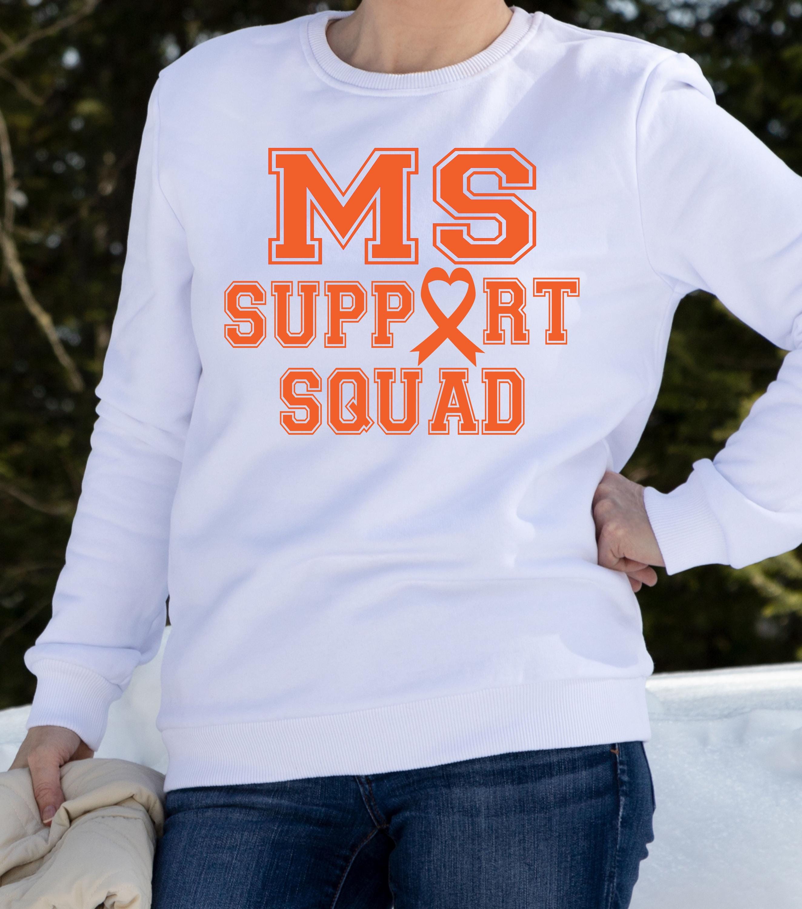 Multiple Sclerosis Support Squad, SVG, PNG Cricut, Silhouette - Etsy