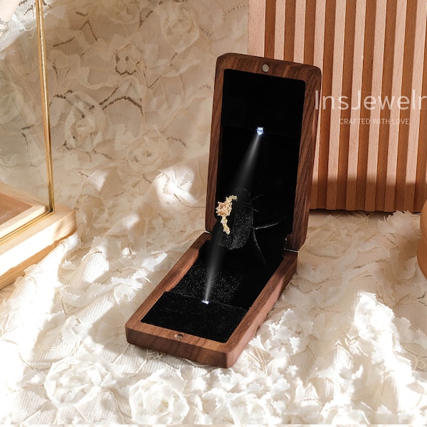 Slim Ring Box - Etsy