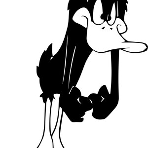 Daffy Duck Angry for Cricut, SVG - Etsy