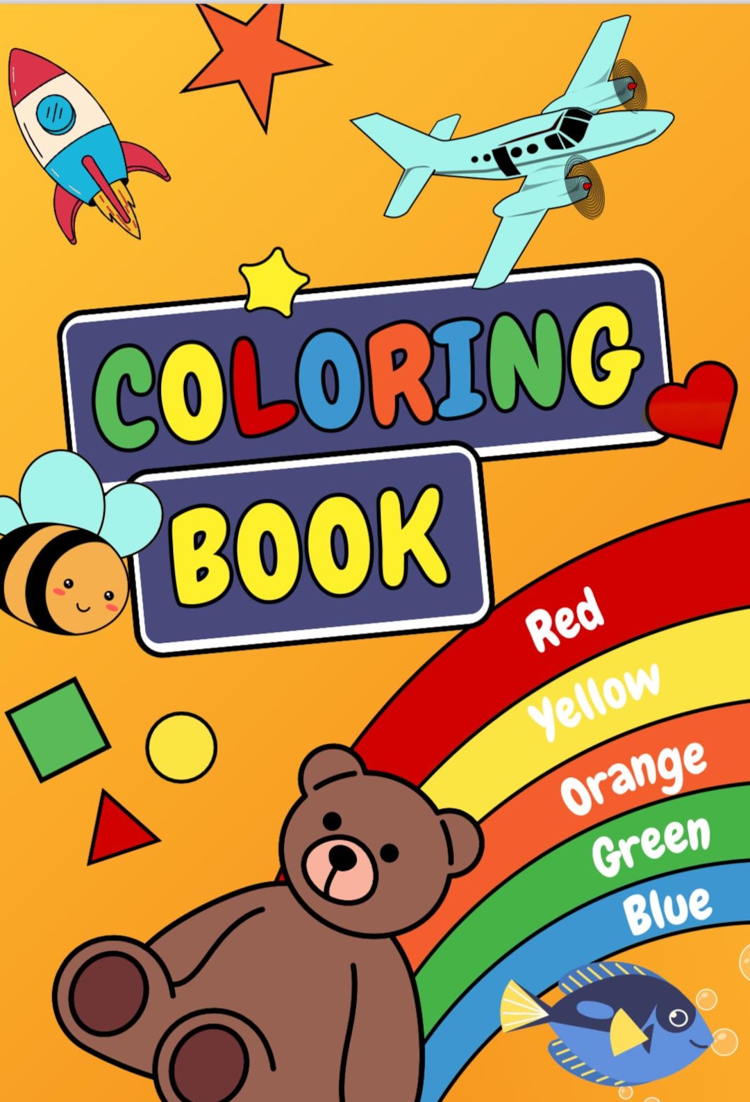 Coloring Ebook for Kids! PDF Files. - Etsy