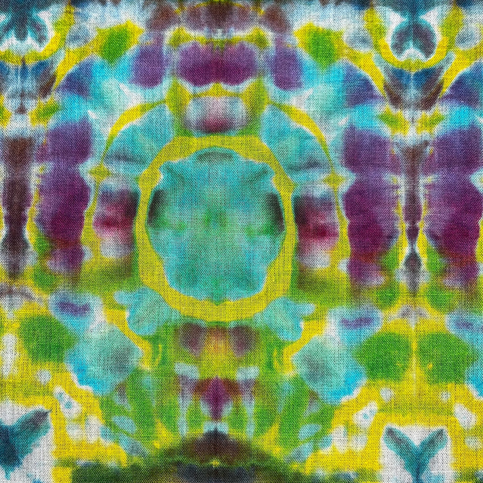 Reverse Dyed Tie Dye Bandana or Combo Amp Grill Cloth Veneer 21”x21” - Etsy