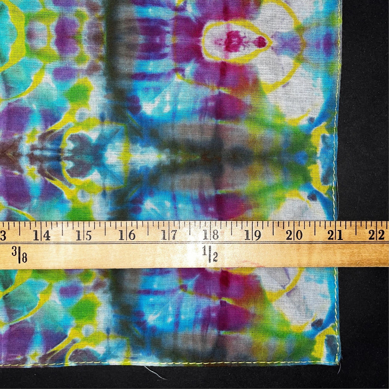 Reverse Dyed Tie Dye Bandana or Combo Amp Grill Cloth Veneer 21”x21” - Etsy