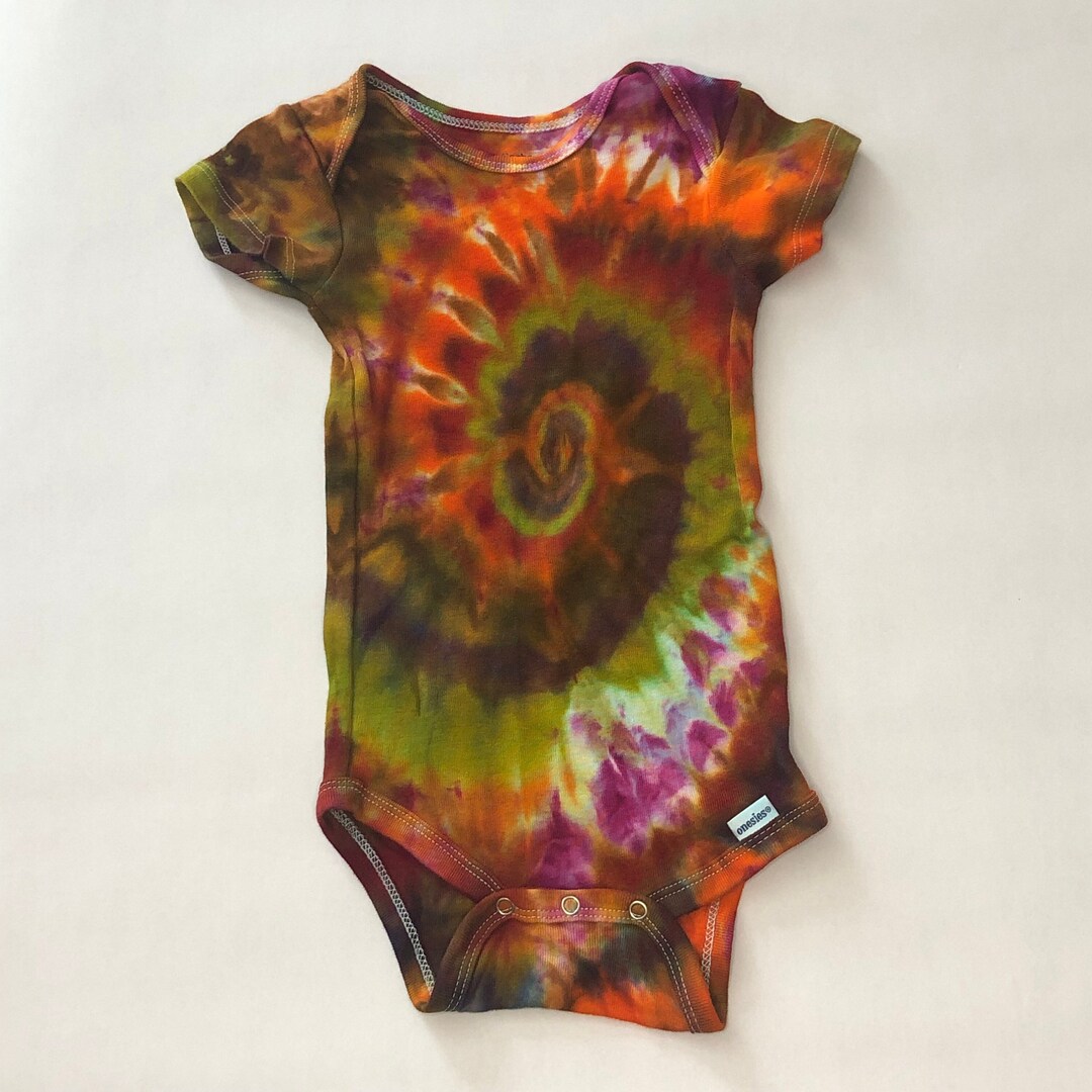 12 Month Tie Dye Onesie - Etsy