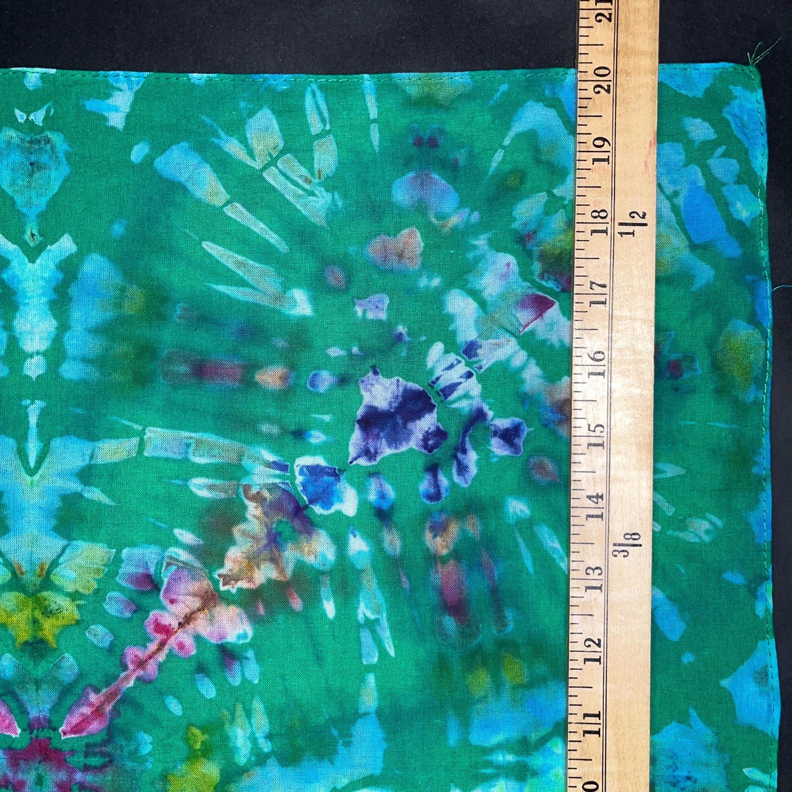 Reverse Dyed Tie Dye Bandana or Combo Amp Grill Cloth Veneer 20”x21” - Etsy