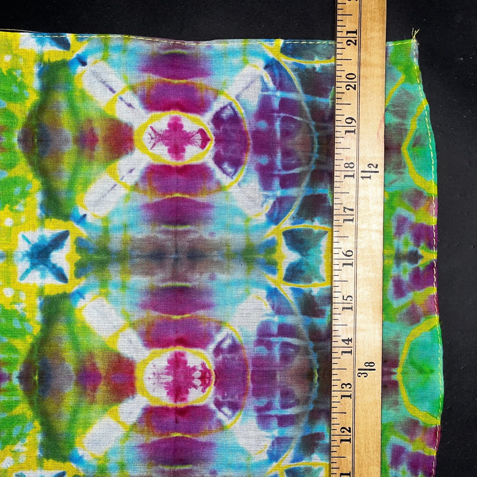 Reverse Dyed Tie Dye Bandana or Combo Amp Grill Cloth Veneer 21”x21” - Etsy