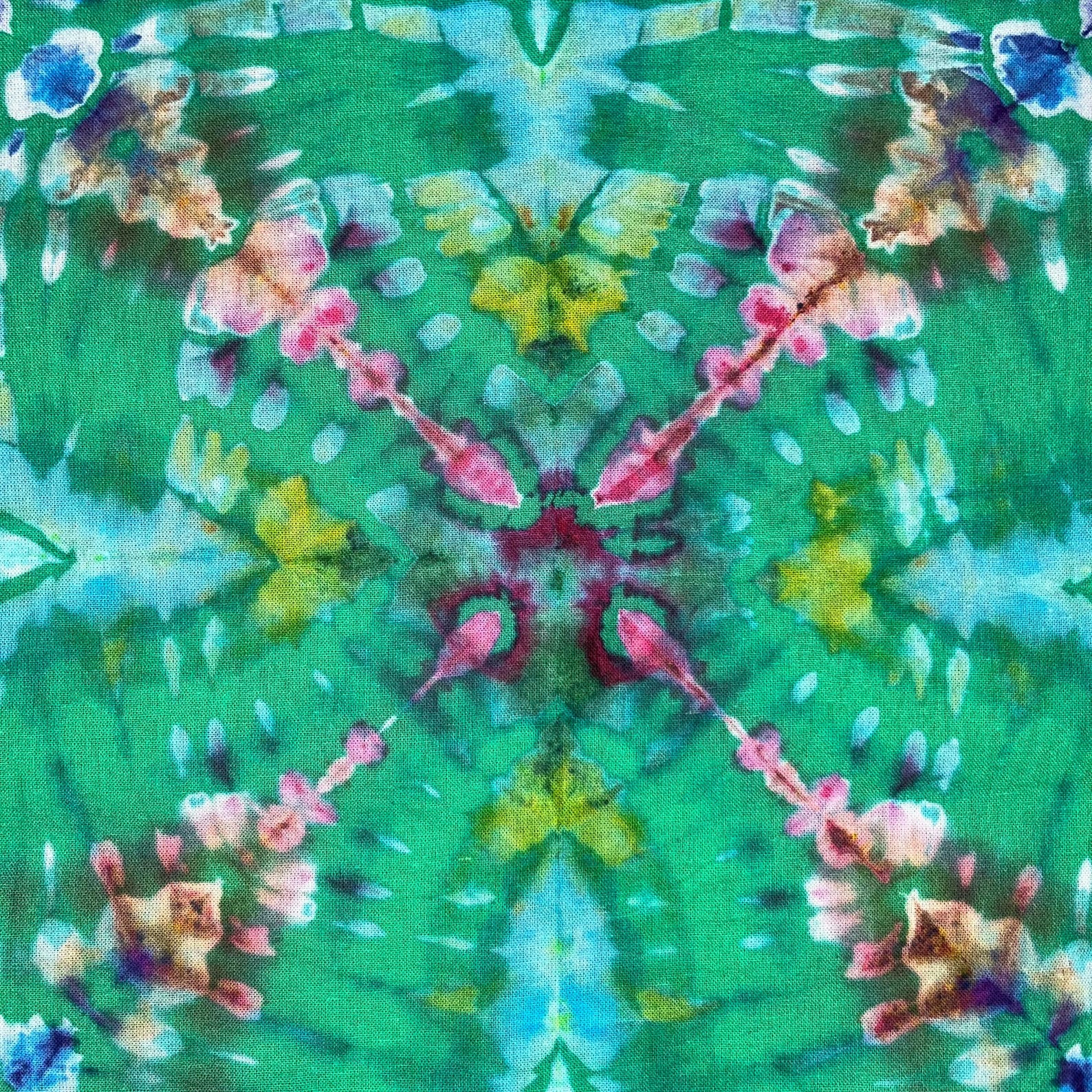 Reverse Dyed Tie Dye Bandana or Combo Amp Grill Cloth Veneer 20”x21” - Etsy