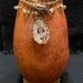 Gourd #167 ~ Med Tan Gourd Vase W/stone ~ Gourd Art - Etsy