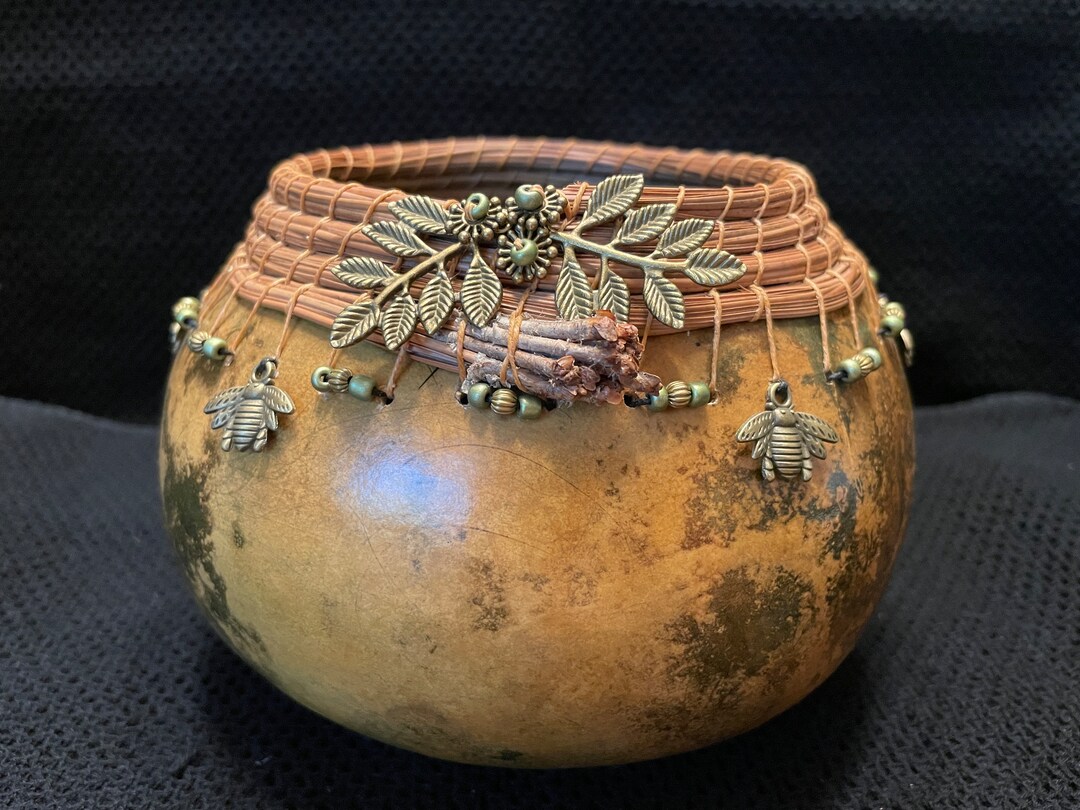Gourd #57 ~ Gourd Art ~ Gourd Bowl - Etsy