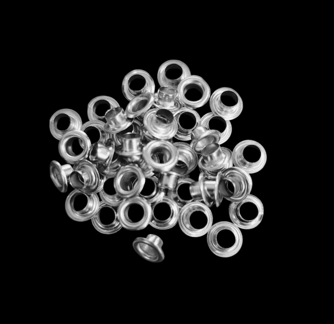 4mm Eyelets Grommets - 50 Pieces Ideal for Crocheted Baby Shoes Booties ...
