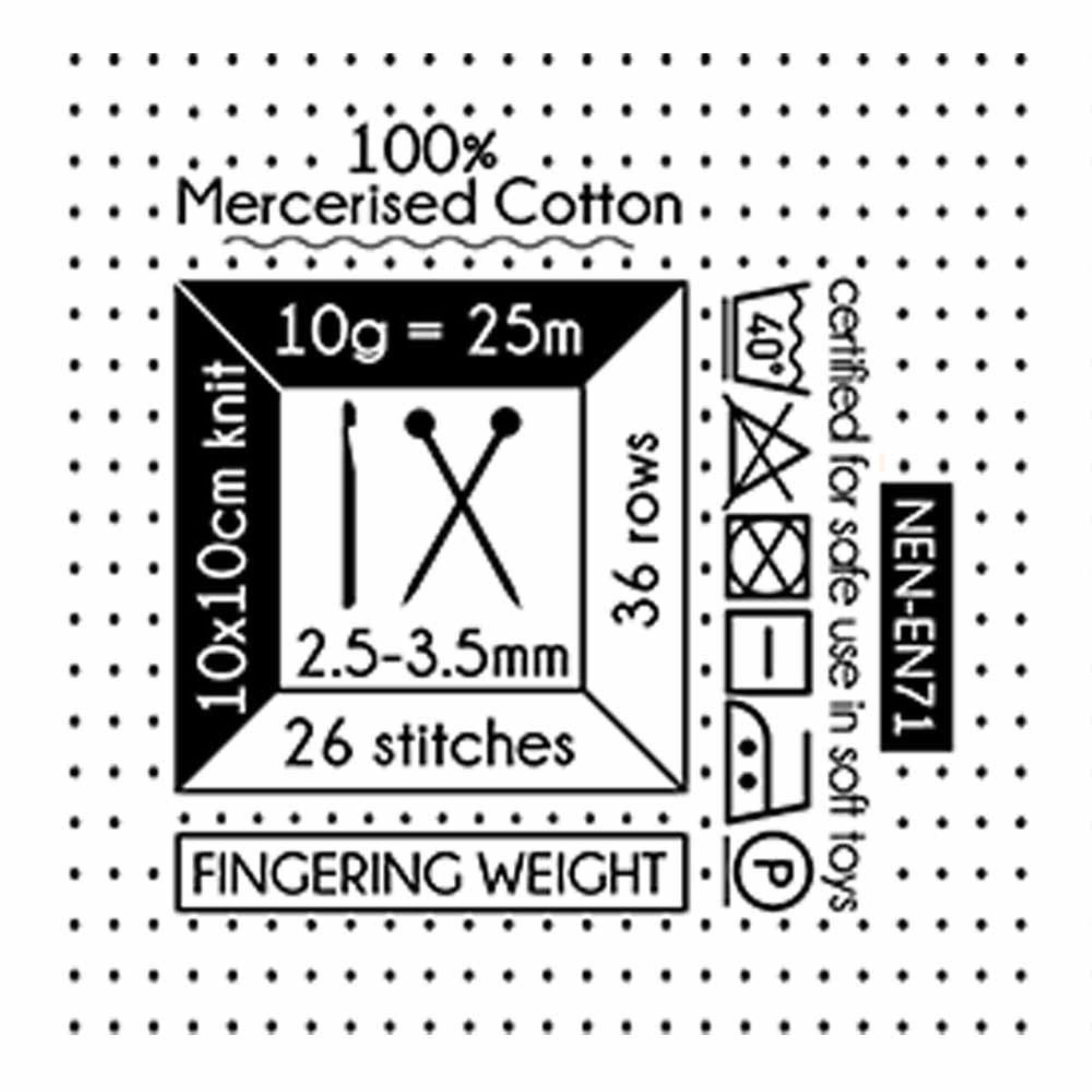 Scheepjes Catona - 50 Grams - 125 Meters - 100% Mercerized Cotton ...