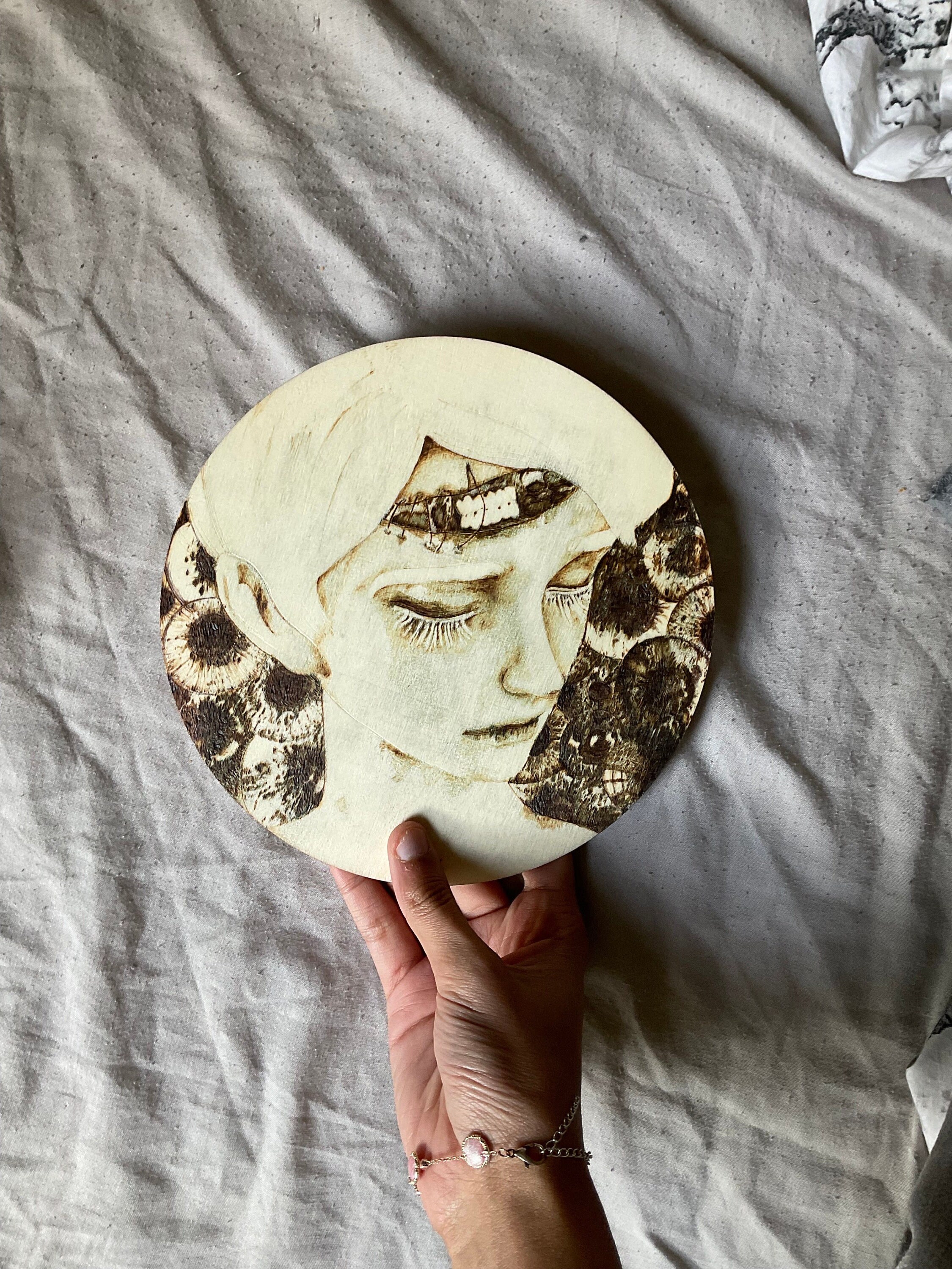 Gojo and Yuta Wood Burn - Kenjaku - Etsy