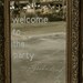 Elegant Mirror Wedding Reception Welcome Sign - Etsy