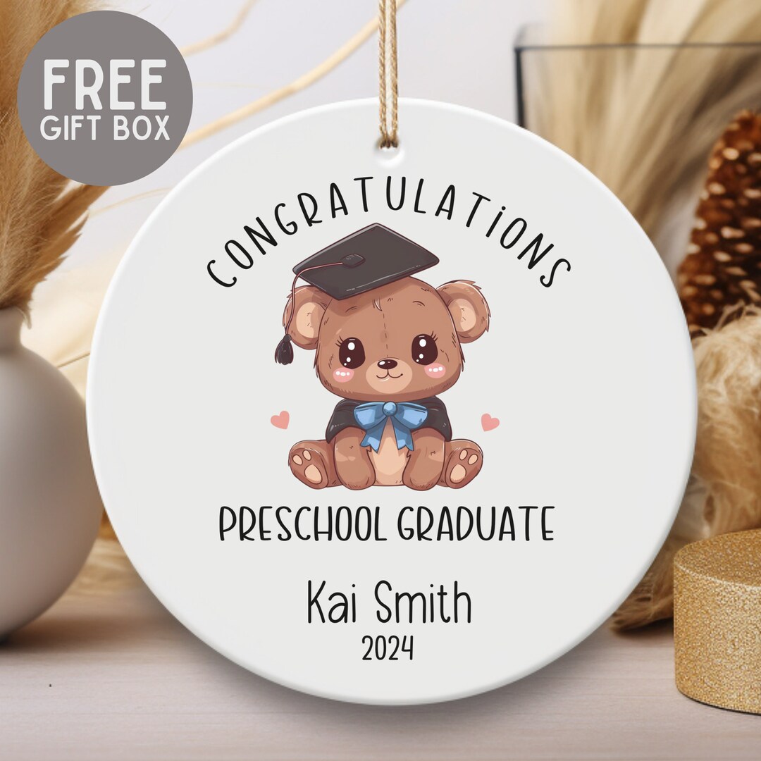 Preschool Graduation Ornaments Graduation Cap Ornament Class of 2024 ...