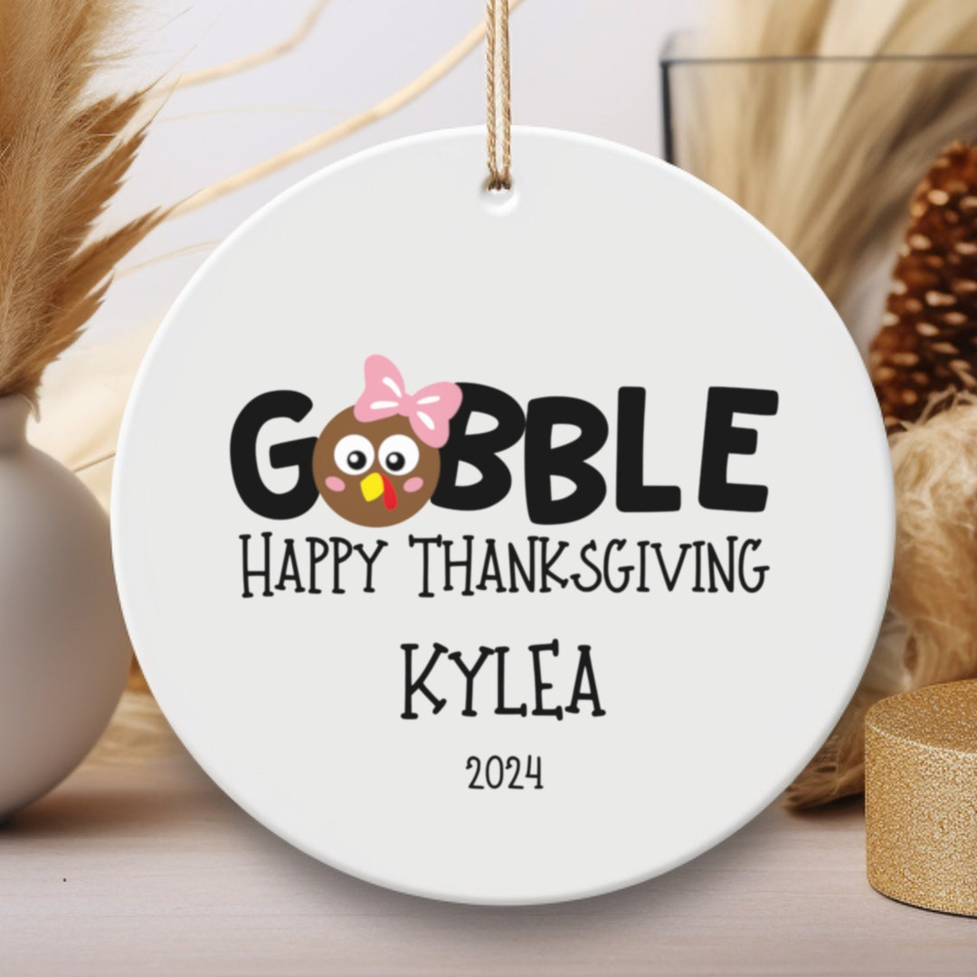 Personalized Thanksgiving Ornament Family Thanksgiving Keepsake Custom ...