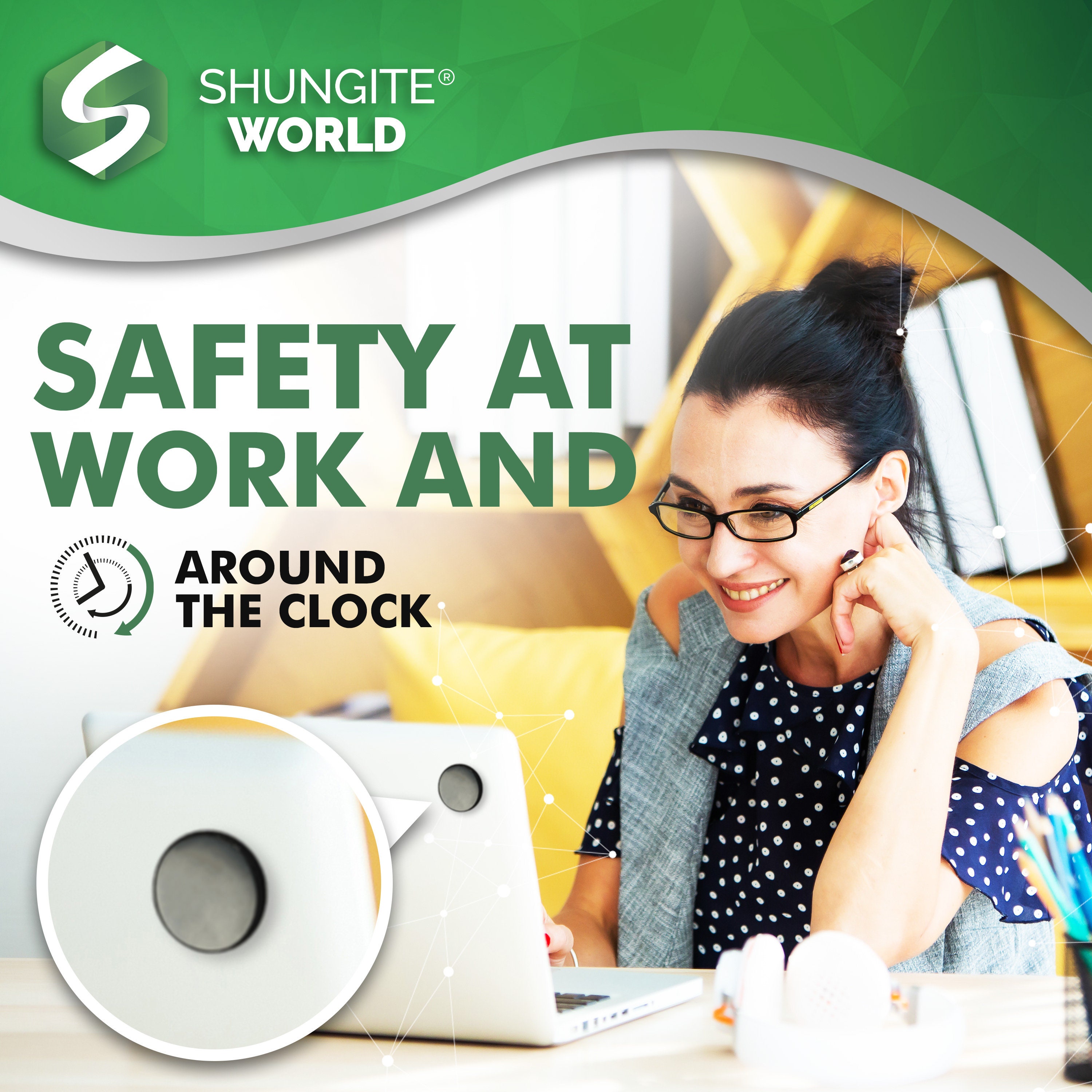 Shungite EMF Protection Cell Phone Sticker Anti EMF Stickers for Phone ...